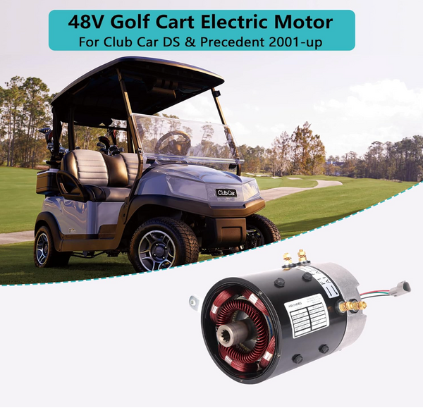 Golf Cart KDS Electric Motor DC 48V 3.7KW for 2001+ Club Car DS & Prec ...